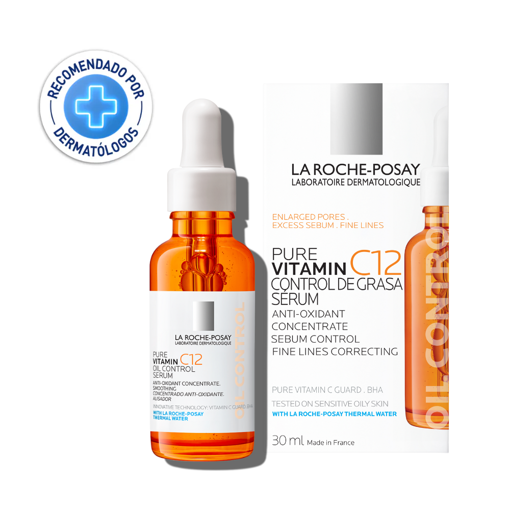 Serum La Roche Posay Pure Vitamin C12 Oil Control 30 ml – DERMASHOP