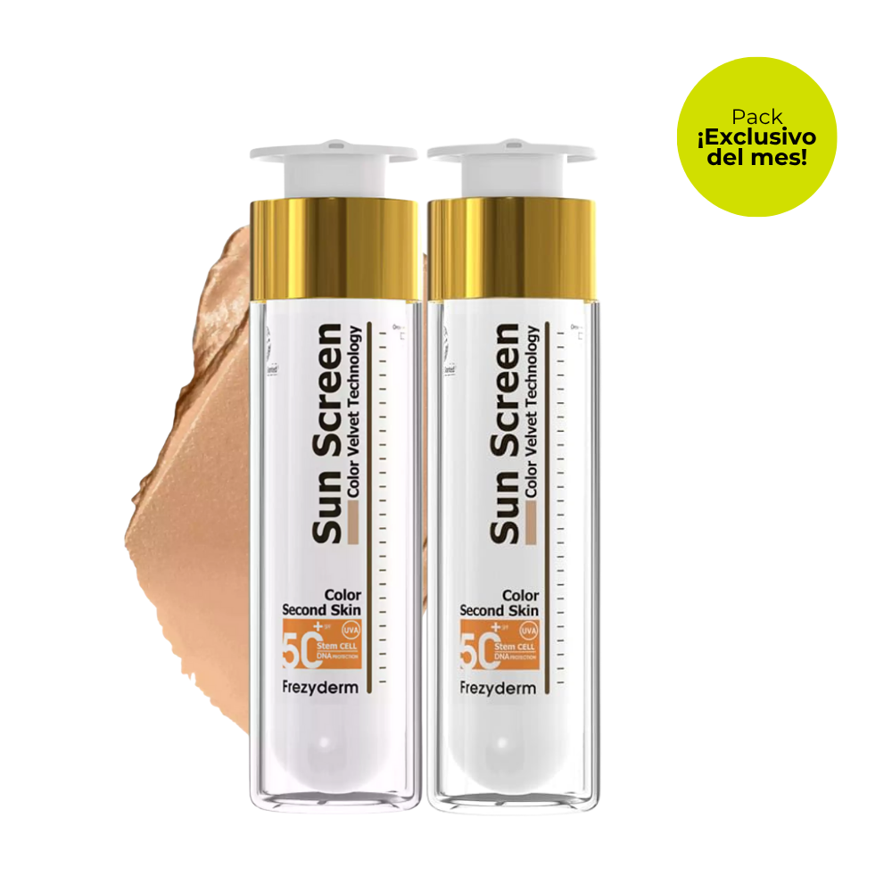Frezyderm Pack Dúo Sun Screen Velvet Con Color – DERMASHOP