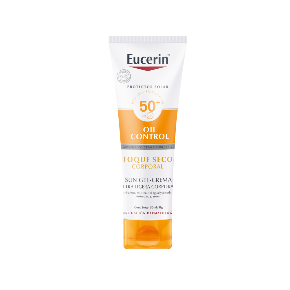 RXC Eucerin Oil Control Toque Seco Corporal FPS 50+ 50 ml. – DERMASHOP
